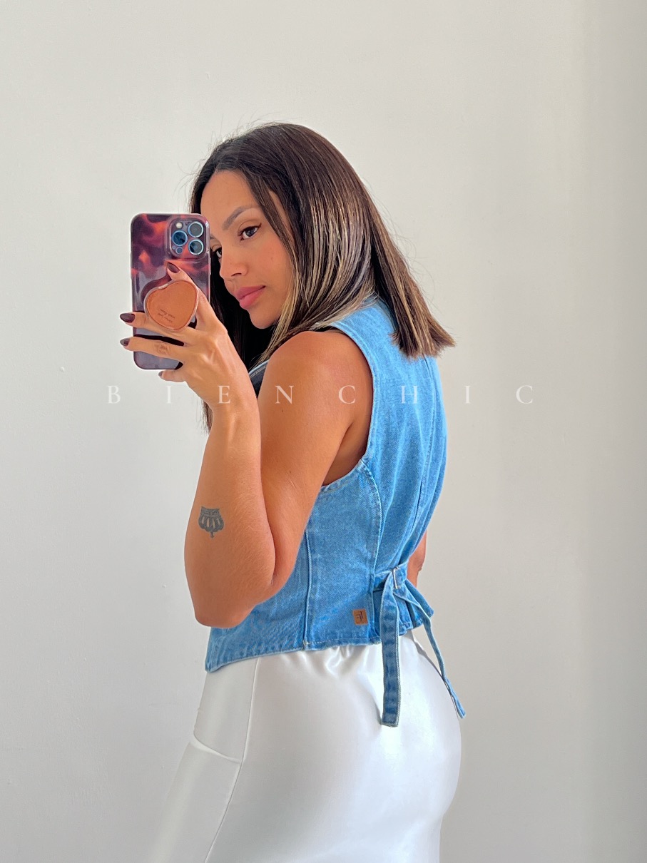 Chaleco jeans Silvia CH7 – Bienchic – Sitio web Oficial